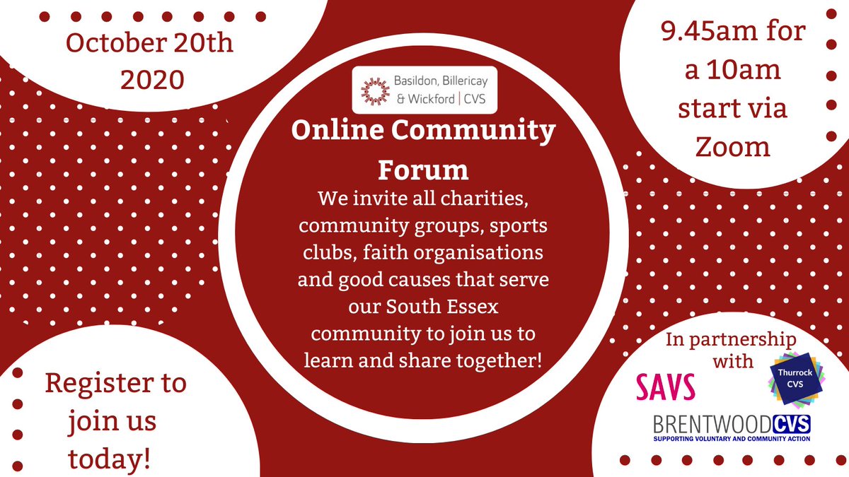 Online Community Forum Event - Thurrock CVS